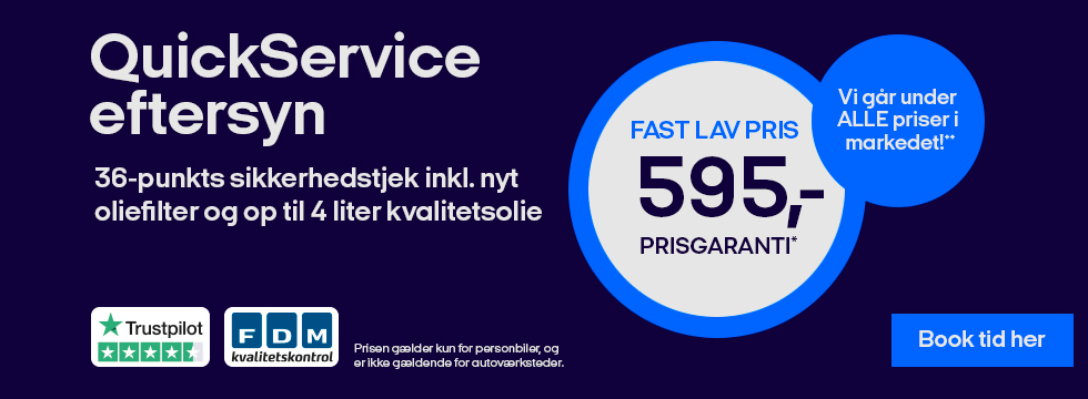 Quickpoint - 32 autoværksteder fordelt over hele Danmark