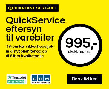 Quickpoint - 31 autoværksteder fordelt over hele Danmark