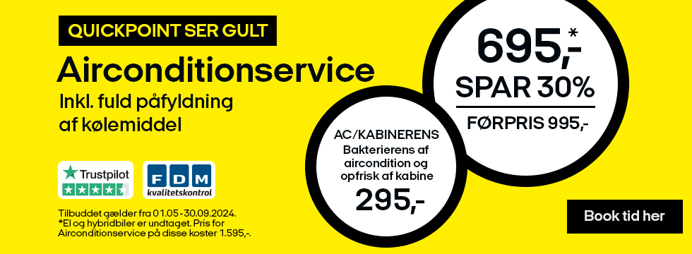 Quickpoint - 31 autoværksteder fordelt over hele Danmark